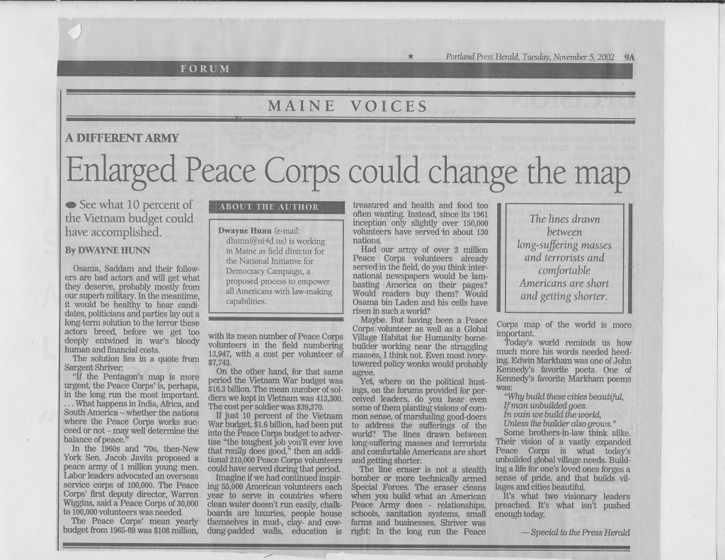 Enlarged Peace Corps Could Change Map People s Lobby Portal enlarged-peace-corps-could-change-map-people-s-lobby-portal